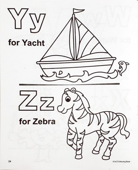 A to Z Colouring Book – Books and You
