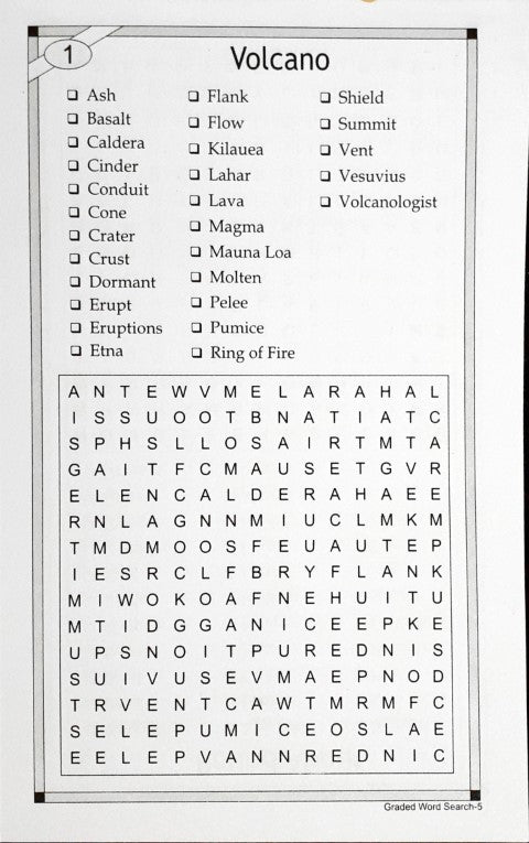 Graded Word Search Puzzle Book 5 – Books and You