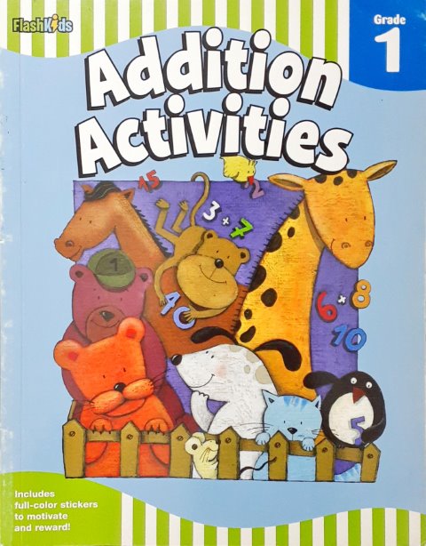 Addition Activities Grade 1 With Stickers – Books and You