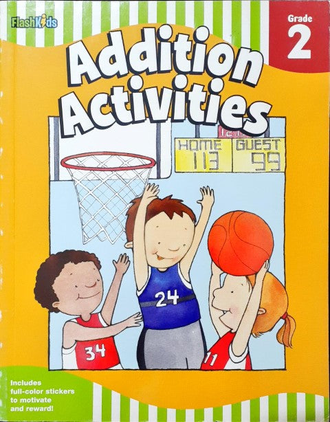 Addition Activities Grade 2 With Stickers – Books and You