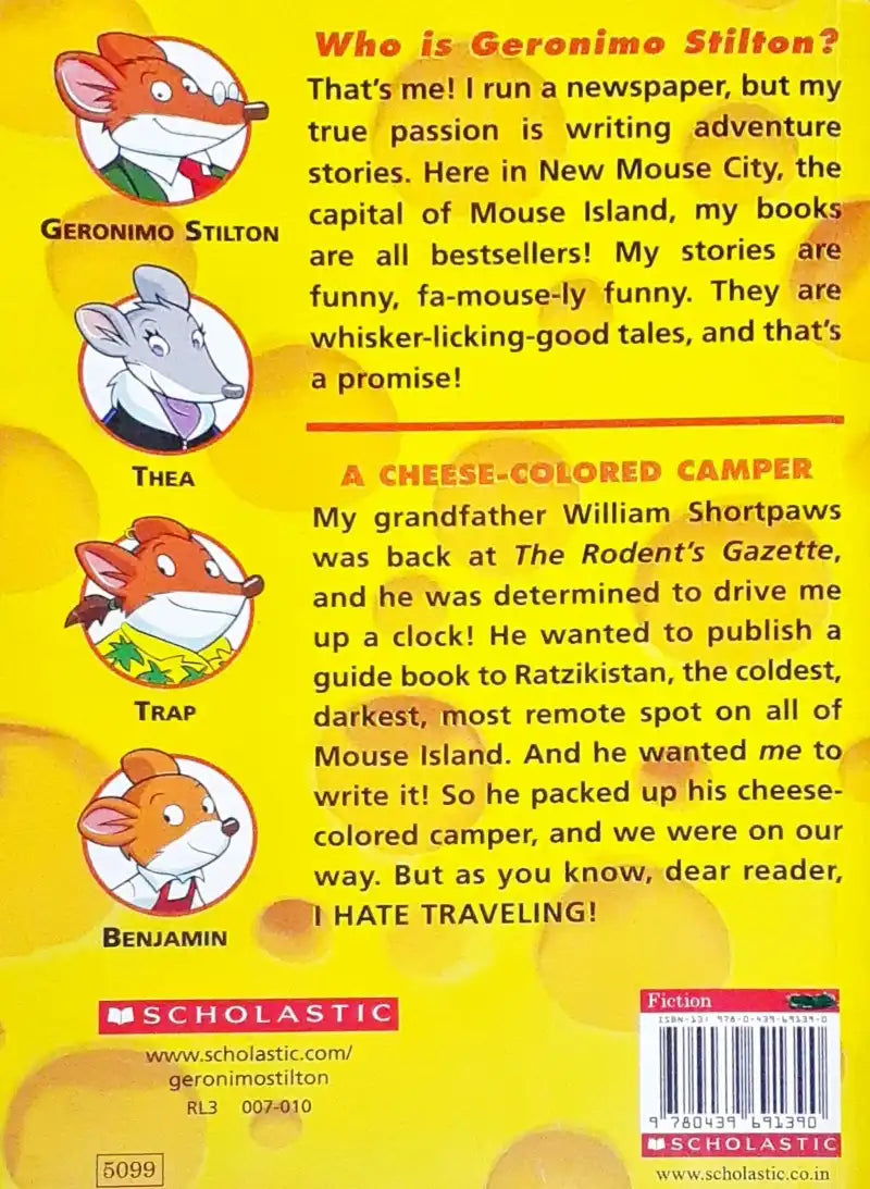 Geronimo Stilton A Cheese Colored Camper (P) – Books and You