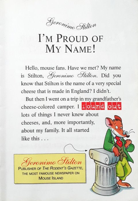 Geronimo Stilton The Mysterious Cheese Thief (P) – Books and You