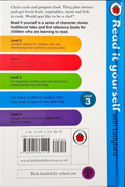 Read It Yourself With Ladybird Level 3 I Am A Chef – Books and You