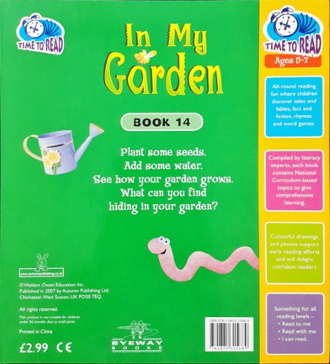 Time To Read In My Garden Book 14 – Books and You