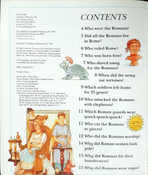 I Wonder Why Romans Wore Togas And Other Questions About Ancient Rome ...