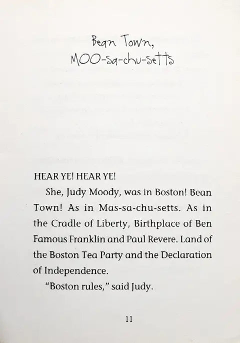 Judy Moody 6 Judy Moody Declares Independence (P) – Books and You