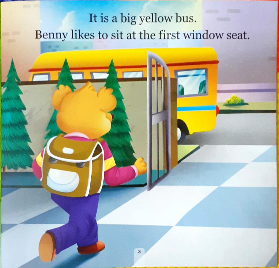 Benny In The School Bus - Benny Learns Social Skills – Books and You