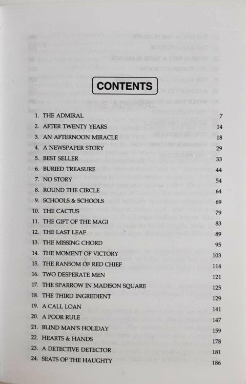 Short Stories O Henry – Books and You