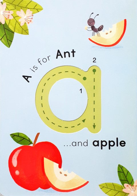 My First Home Learning Touch and Trace ABC Run Your Fingers Along The ...