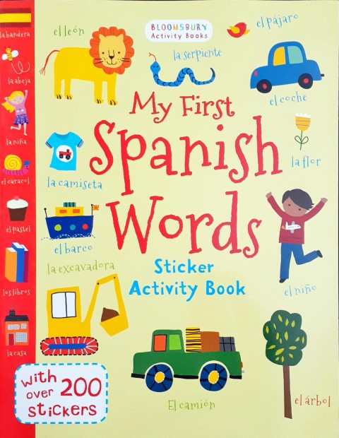 My First Spanish Words Sticker Activity Book With Over 200 Stickers ...