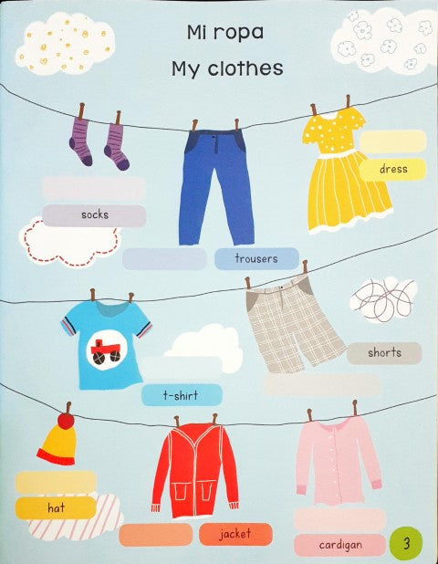 My First Spanish Words Sticker Activity Book With Over 200 Stickers ...