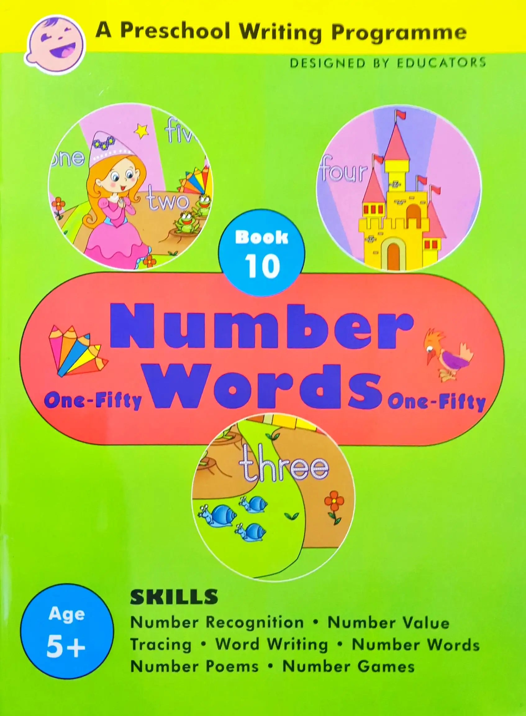 Number Words One-Fifty : A Preschool Writing Programme - Book 10 ...