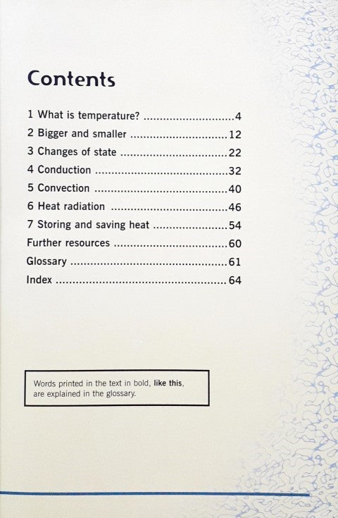 Physical Science in Depth Heating and Cooling – Books and You
