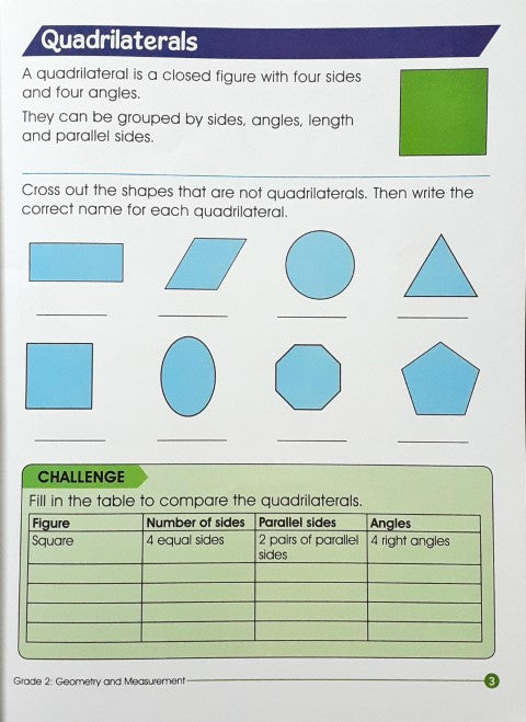 Smart Scholars Geometry And Measurement Grade 2 Fun Filled Activities ...