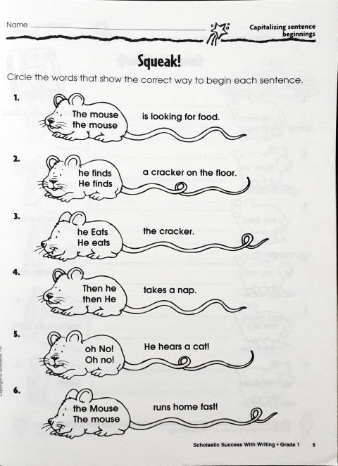 Success With Writing Grade 1 – Books and You