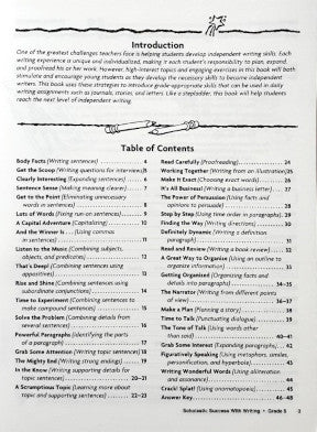 Success With Writing Grade 5 – Books and You