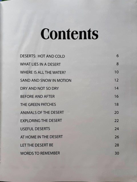 Planet Earth: Deserts – Books and You