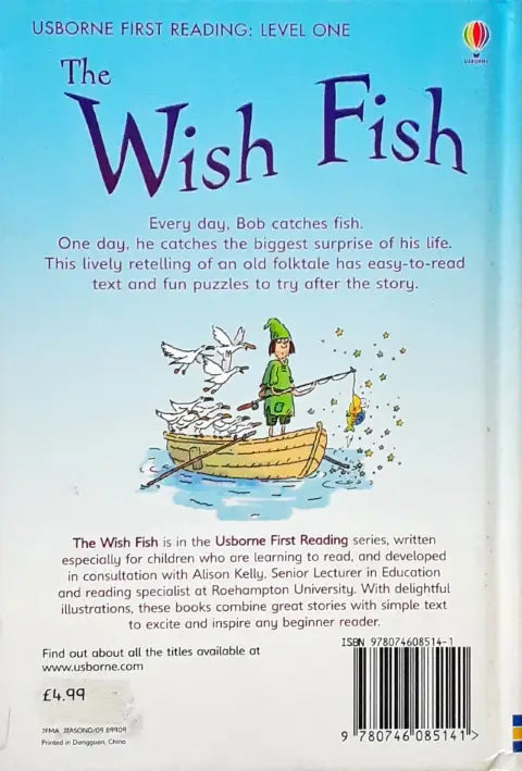 Usborne First Reading The Wish Fish (HC) (P) – Books and You