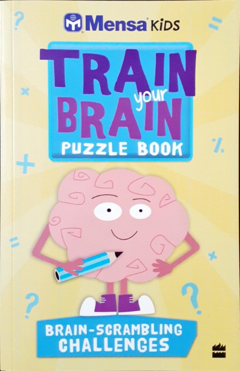 Mensa Kids Train Your Brain Puzzle Book Brain Scrambling Challenges ...