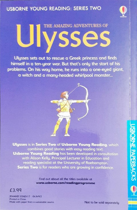 The Amazing Adventures Of Ulysses - Usborne Young Reading – Books and You