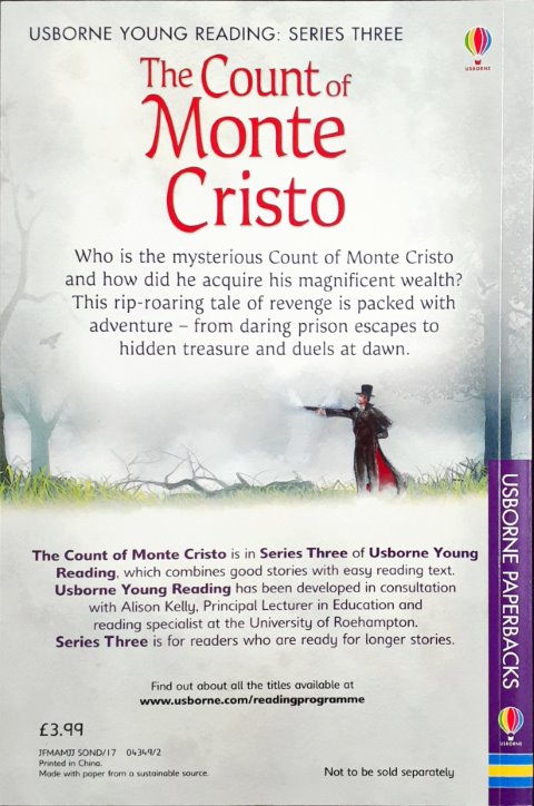 The Count Of Monte Cristo - Usborne Young Reading – Books and You