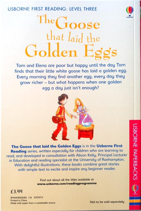 The Goose That Laid The Golden Eggs - Usborne First Reading – Books and You