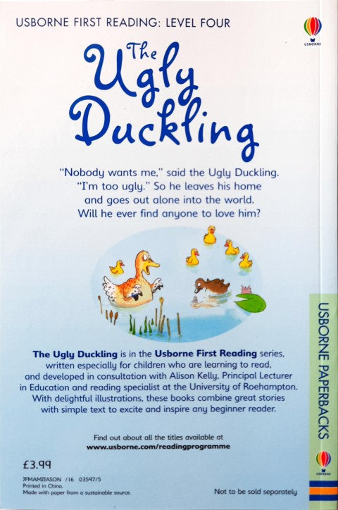 The Ugly Duckling - Usborne First Reading – Books and You