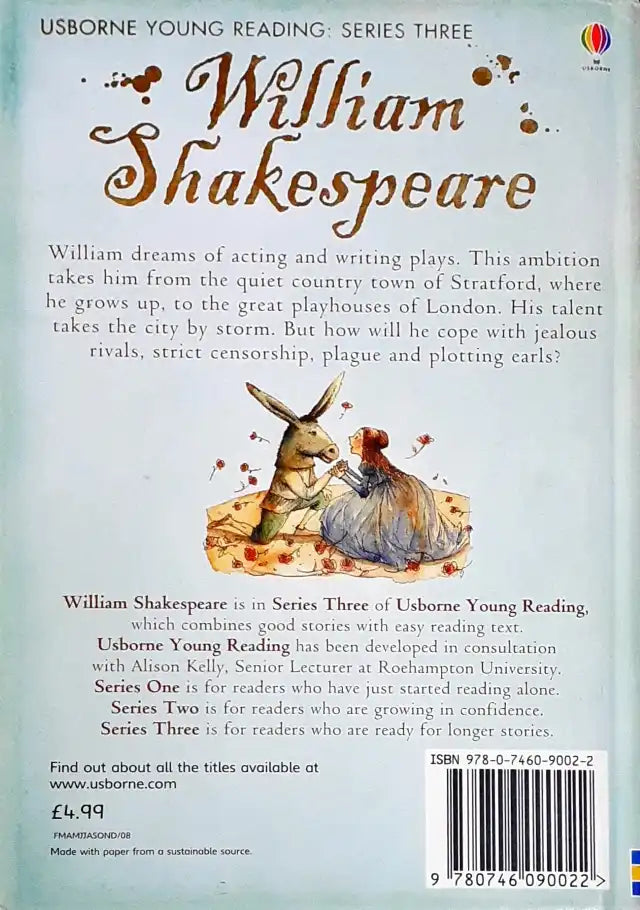Usborne Young Reading William Shakespeare (HC) – Books and You