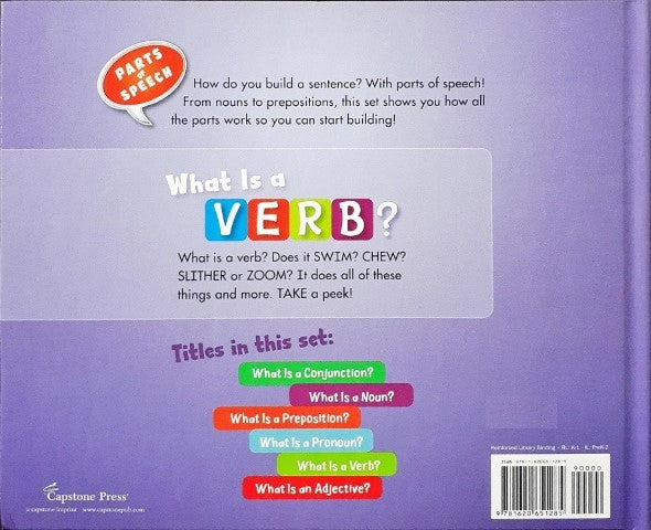 Parts Of Speech What Is A Verb – Books and You