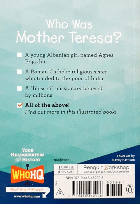 Who Was Mother Teresa? – Books and You