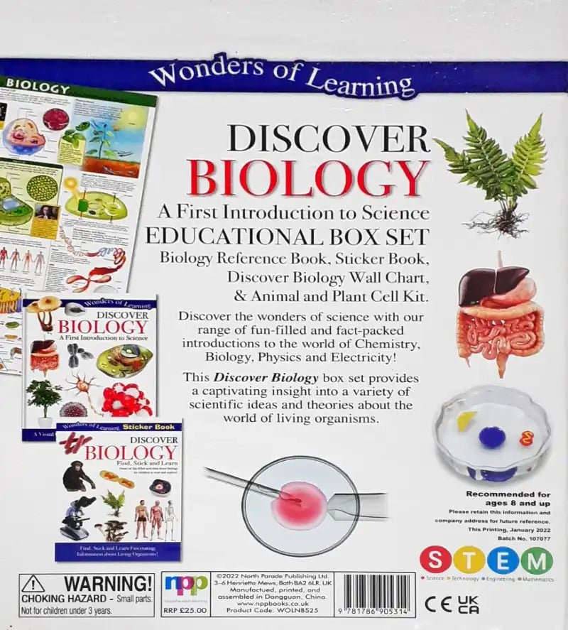 Wonders of Learning : Discover Biology (Educational Box Set) – Books ...