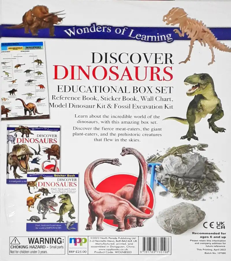 Wonders of Learning : Discover Dinosaurs (Educational Box Set) – Books ...