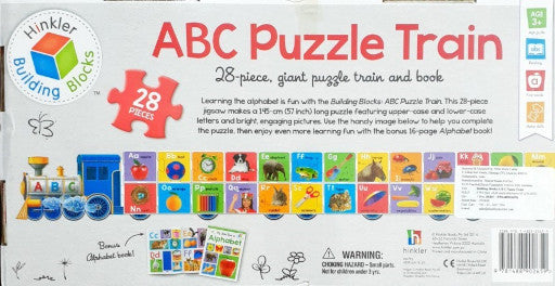 Building Blocks ABC Giant Puzzle Train And Book 28 Pieces Jigsaw Puzzl ...
