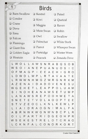 Graded Word Search Puzzle Book 2 – Books and You