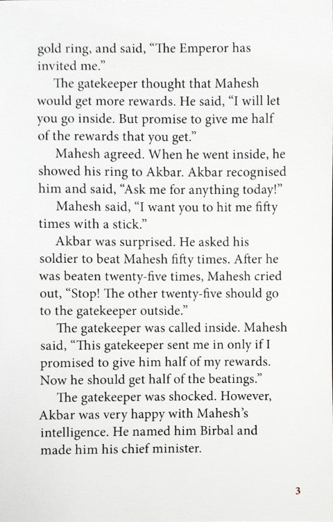 Half The Reward And Other Stories - Akbar And Birbal – Books and You