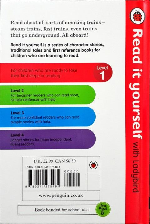 Read It Yourself With Ladybird Level 1 Amazing Trains – Books and You