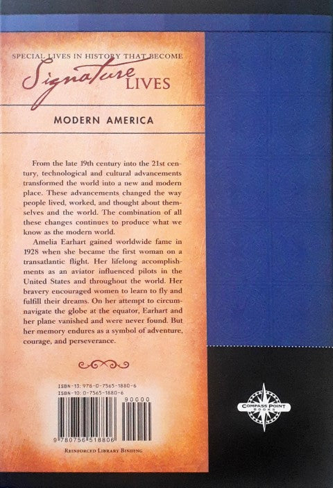 Amelia Earhart Legendary Aviator Signature Lives – Books and You
