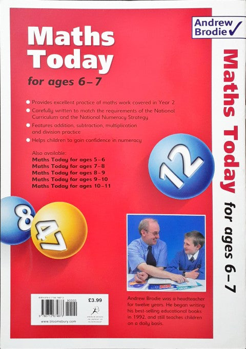 Maths Today For Ages 6-7 Workbook Excellent Practice For Numeracy ...