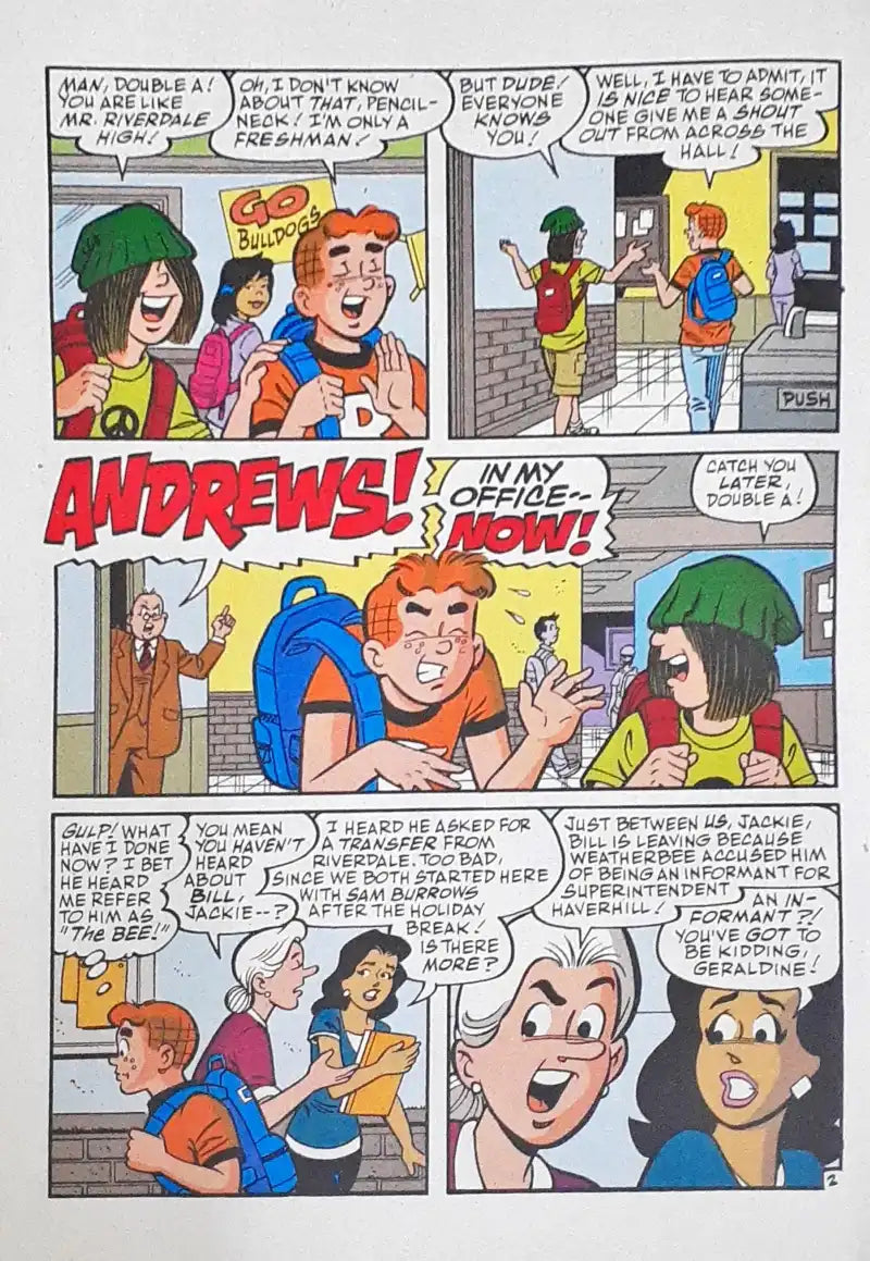 Archie Freshman Year Part 5 of 5 : Archie Comics No. 591 – Books and You