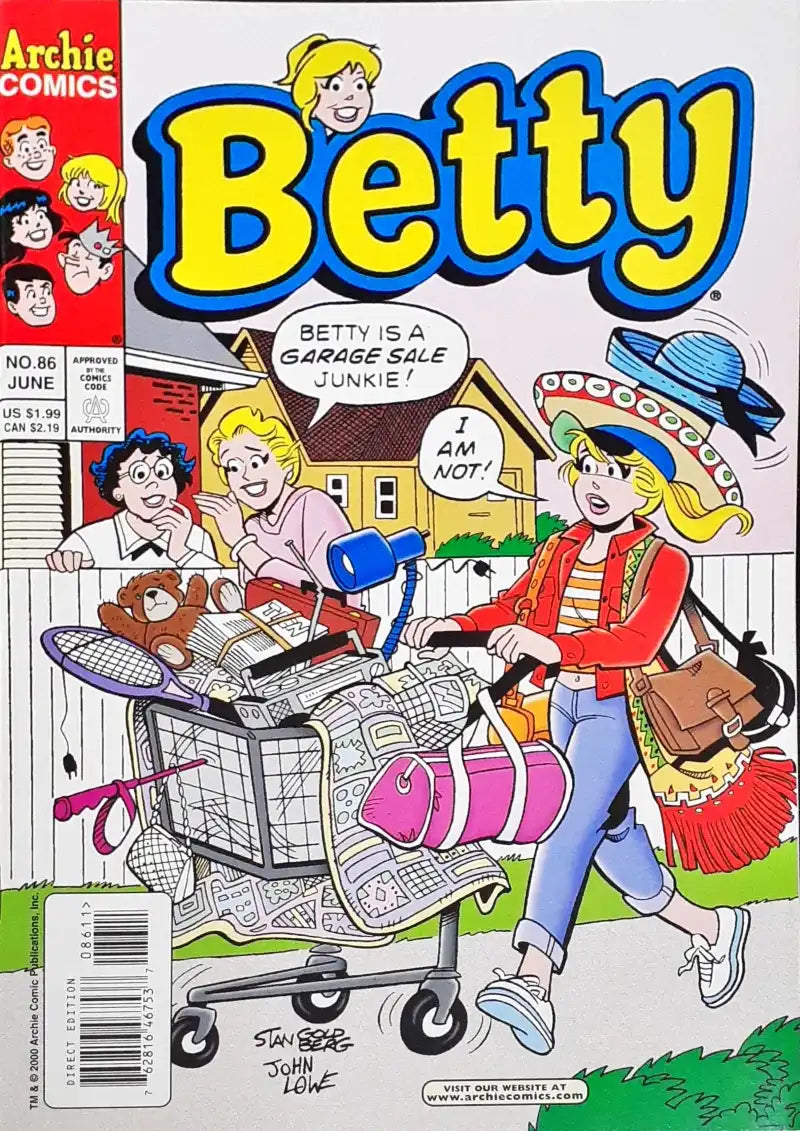 Betty : Archie Comics No. 86 June – Books and You