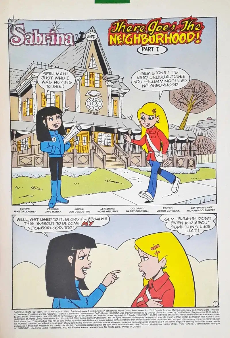 Sabrina : Archie Comics No. 16 – Books and You