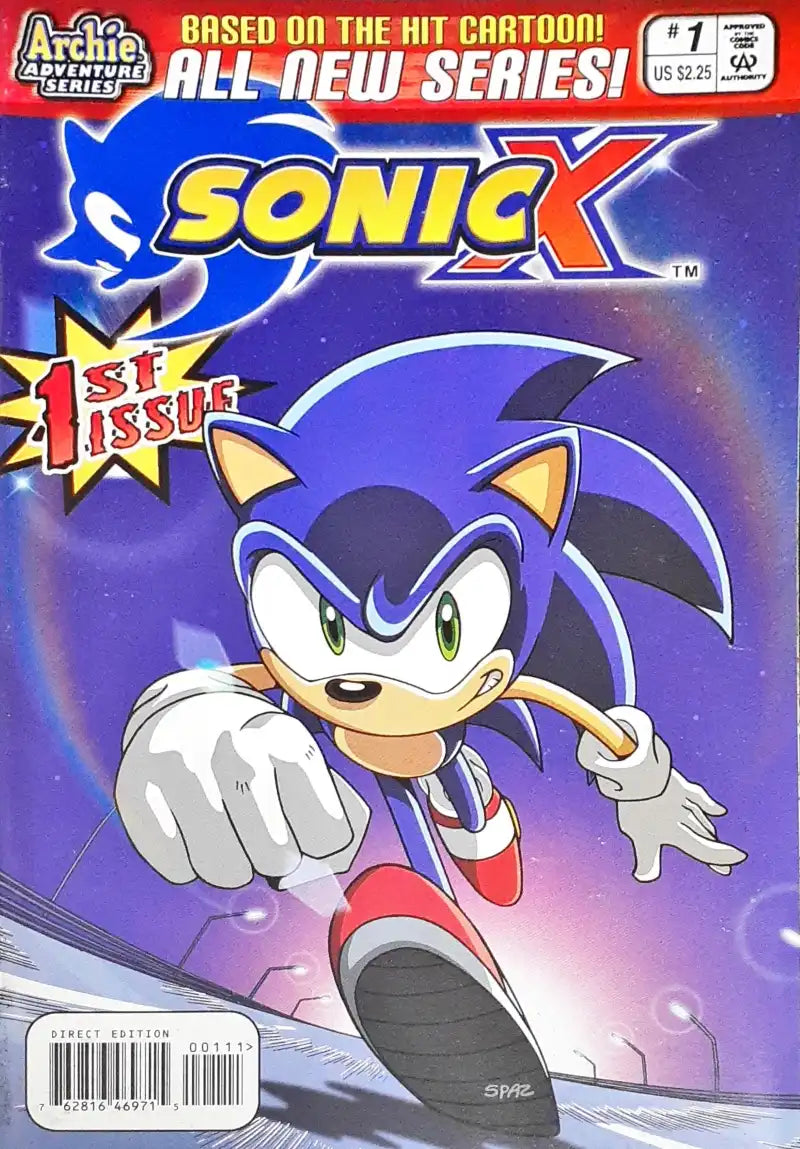 Sonic X 1st Issue : Archie Comics Adventure Series No. 1 – Books and You