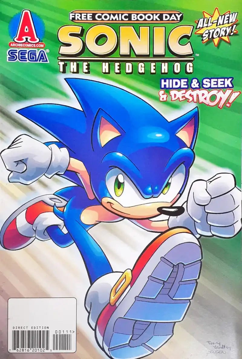Sonic The Hedgehog Sonic's Free Comic Book Day Hide And Seek And Destr ...