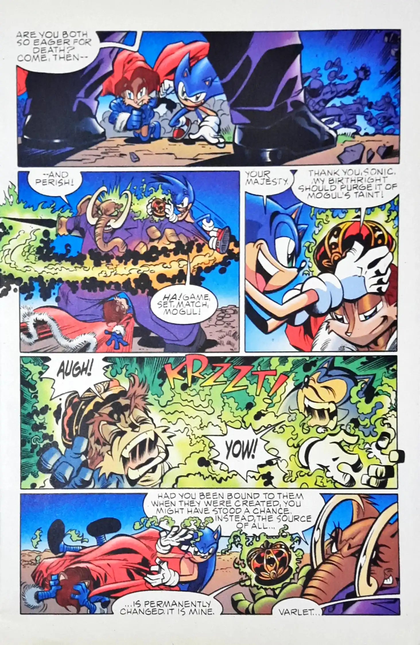 Sonic The Hedgehog - Darkest Storm Part 3 of 3 : Archie Comics 65th An ...