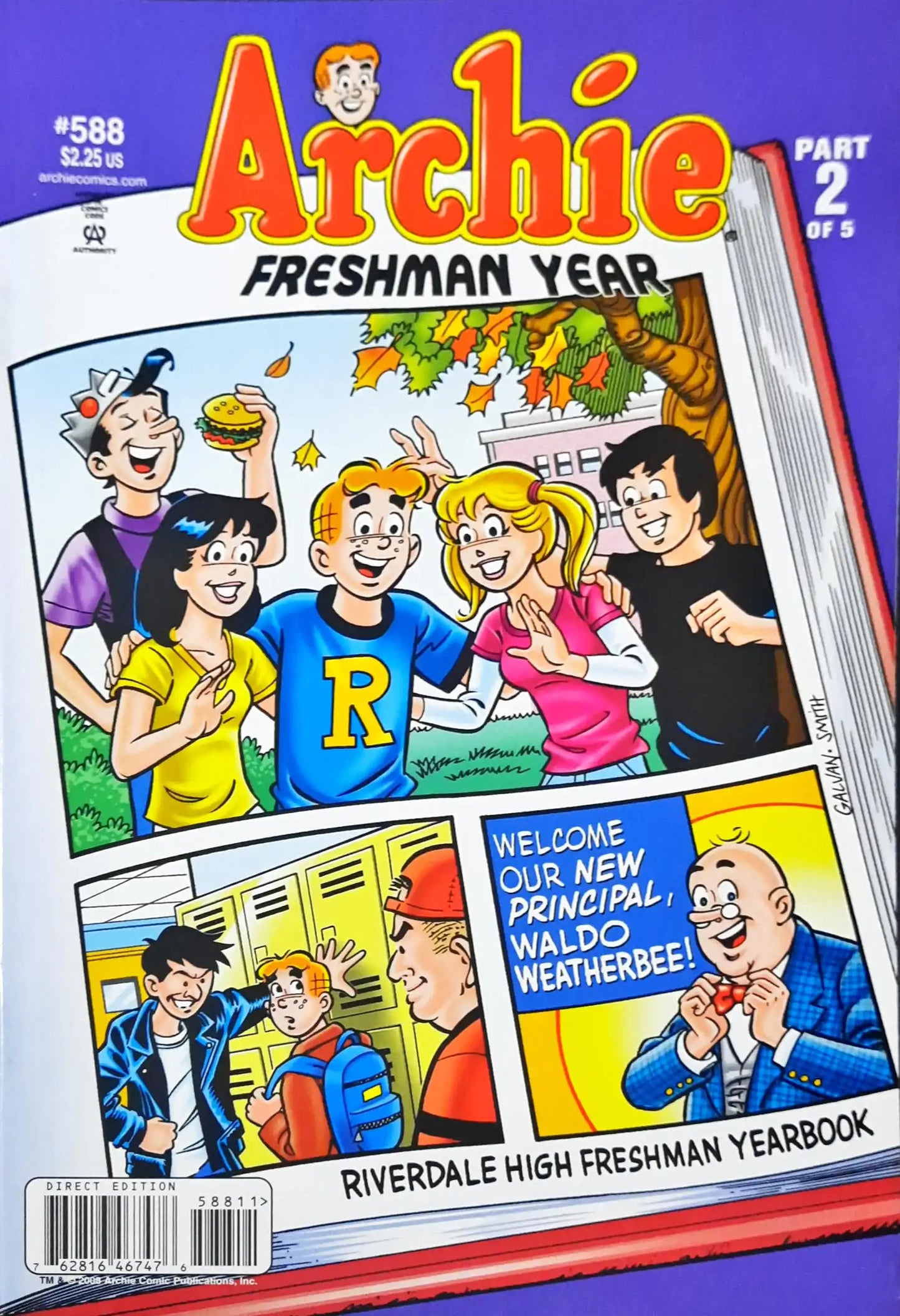 Archie Freshman Year Part 3 of 5 : Archie Comics No. 588 – Books and You