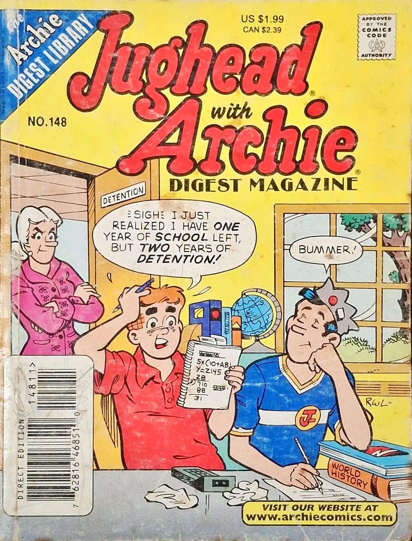 The Archie Digest Library : Jughead with Archie Digest Magazine #148 ...