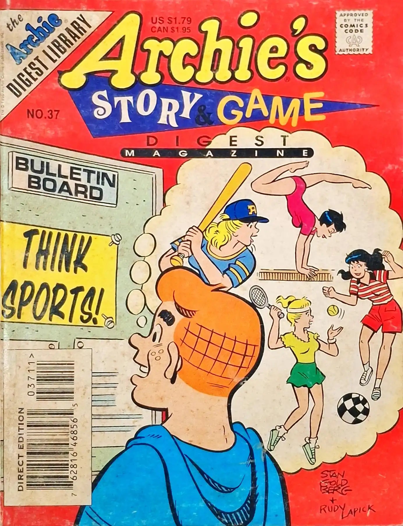 The Archie Digest Library : Archie's Story Game Digest Magazine #37 (P ...