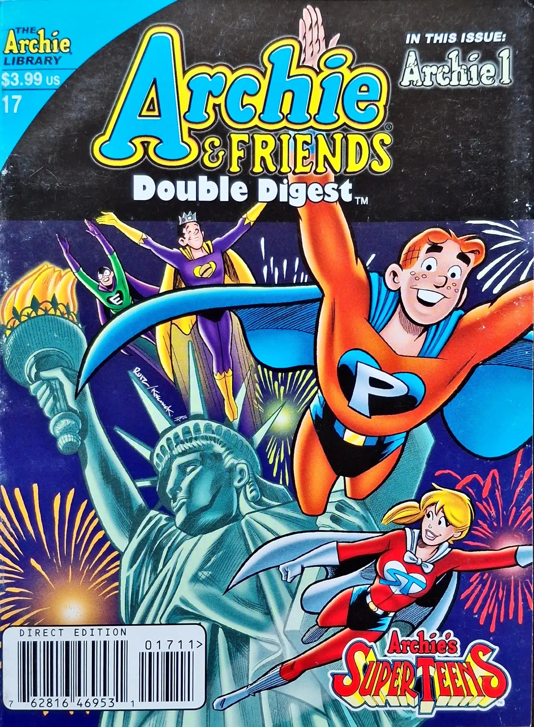 Archie and Friends Double Digest : The Archie Library #17 - Books and You