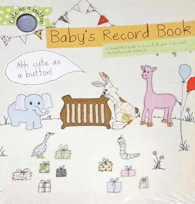 Baby's Record Book A Beautiful Book To Record All Your Treasured Memor ...