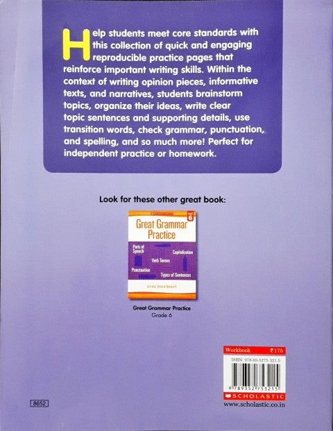 Building Essential Writing Skills Grade 6 – Books and You